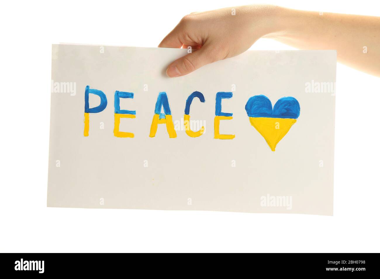 Europe for peace protest Cut Out Stock Images & Pictures - Alamy