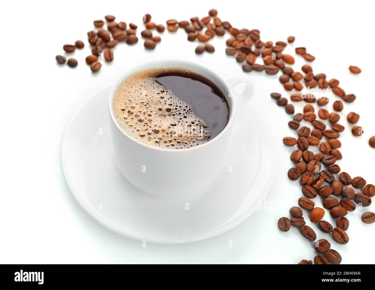 Cup of coffee close-up Stock Photo - Alamy
