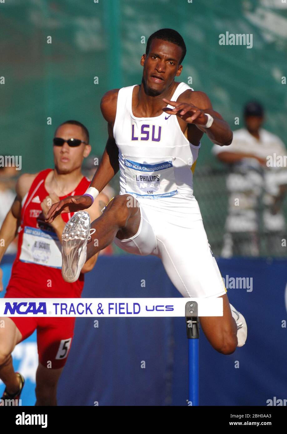 Sacramento, United States. 08th June, 2007. Isa Phillips of LSU wins ...