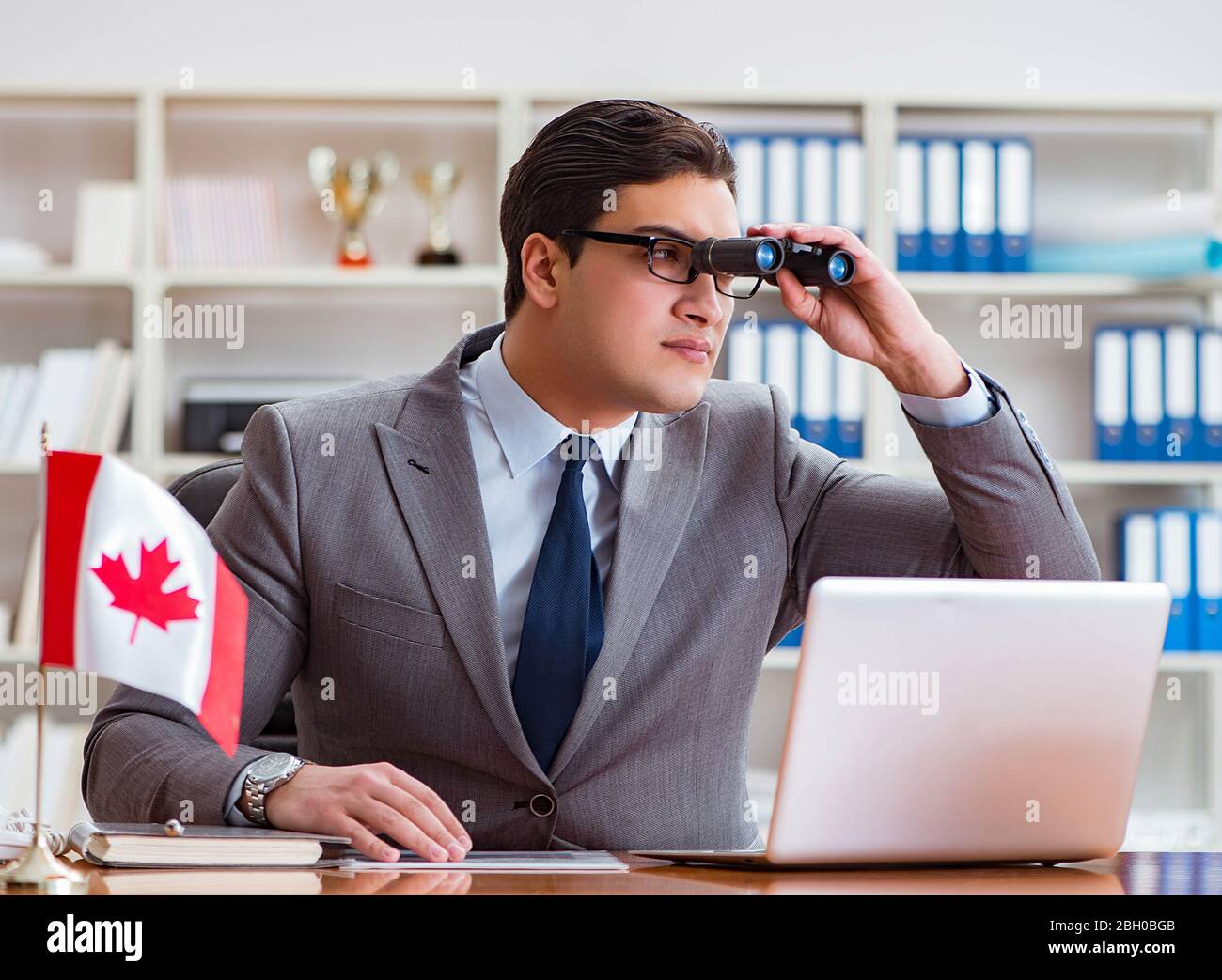 French canadian northern flag hi-res stock photography and images - Alamy