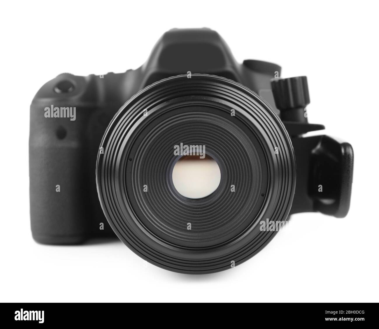 digital photo camera isolated on white Stock Photo - Alamy