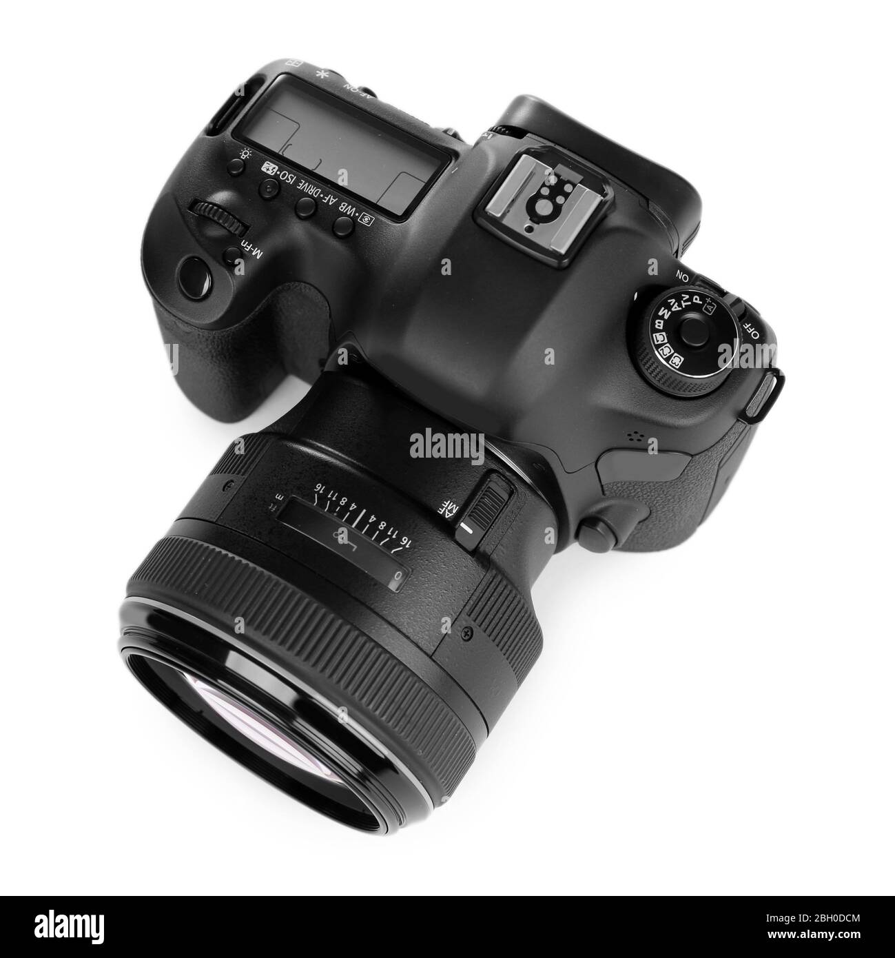 digital photo camera isolated on white Stock Photo - Alamy