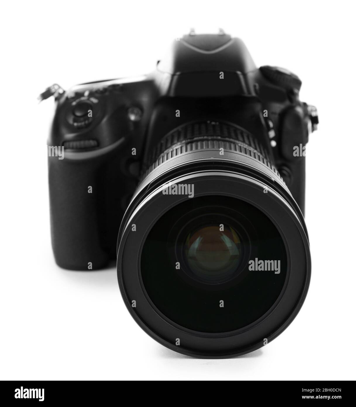 digital photo camera isolated on white Stock Photo - Alamy