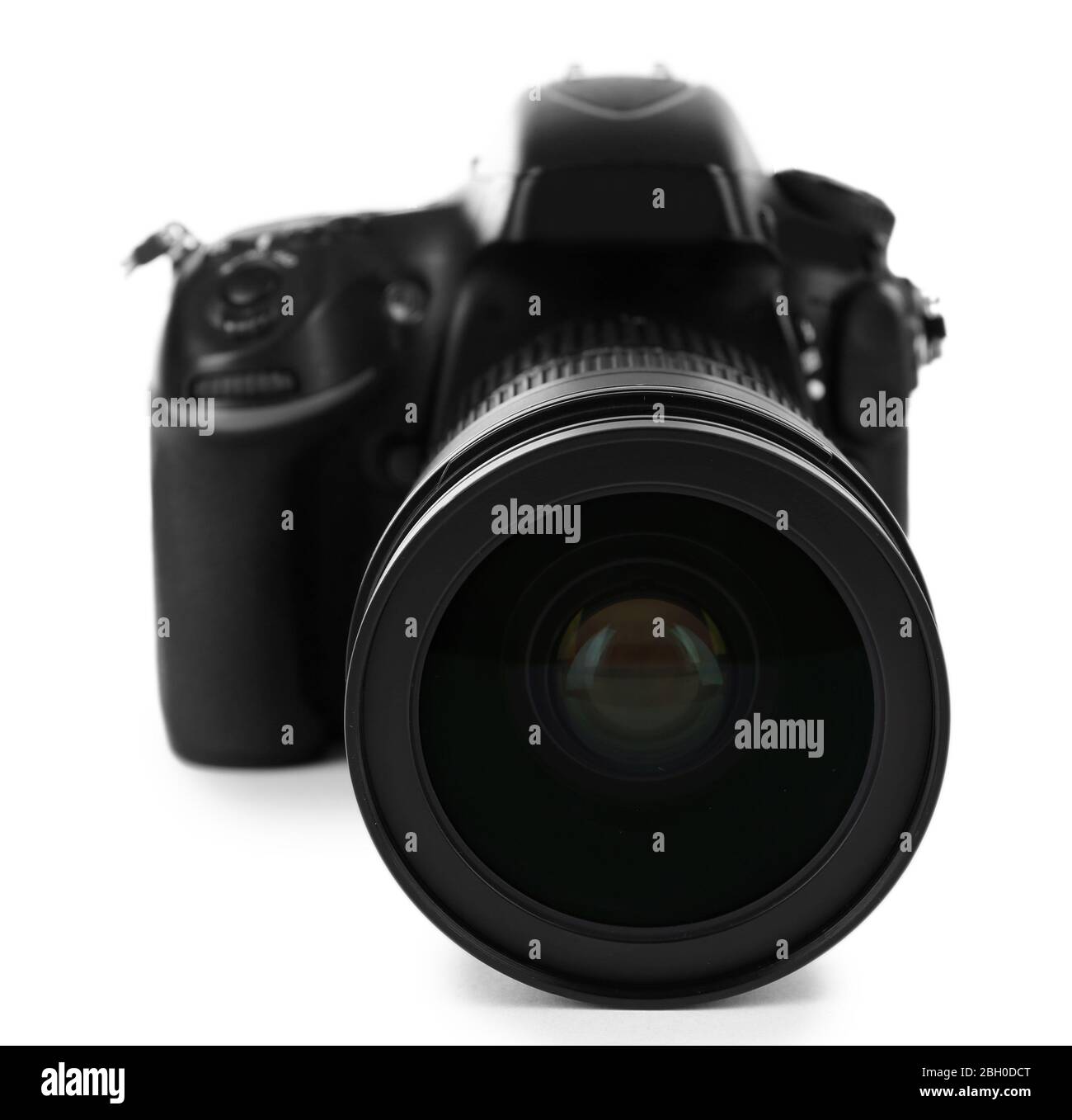 digital photo camera isolated on white Stock Photo - Alamy