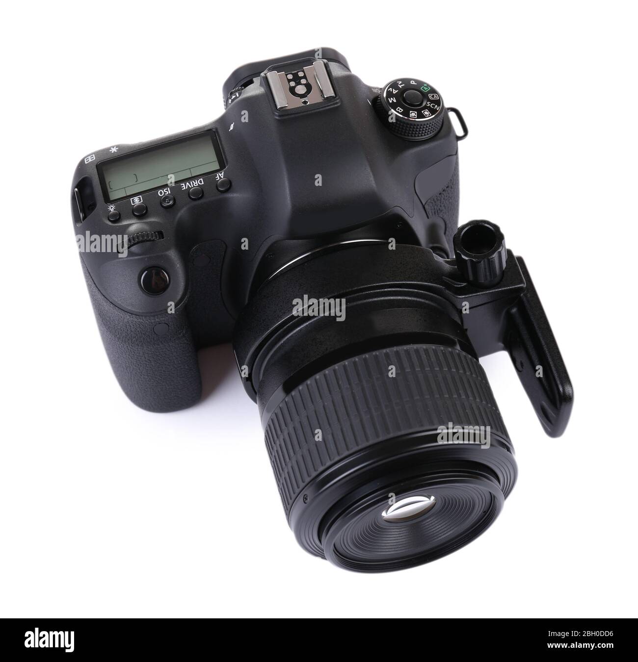 digital photo camera isolated on white Stock Photo - Alamy