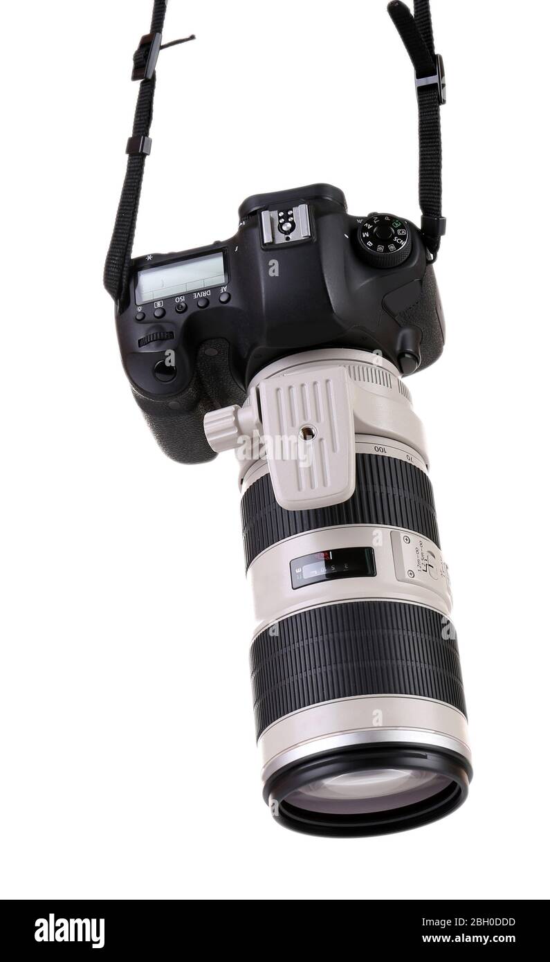 digital photo camera isolated on white Stock Photo - Alamy