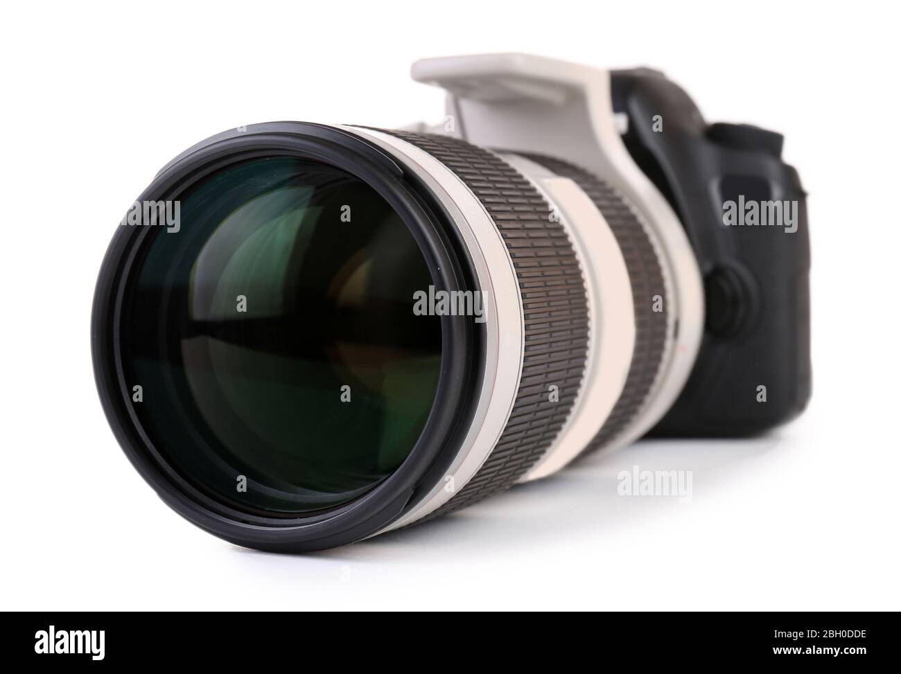 digital photo camera isolated on white Stock Photo - Alamy