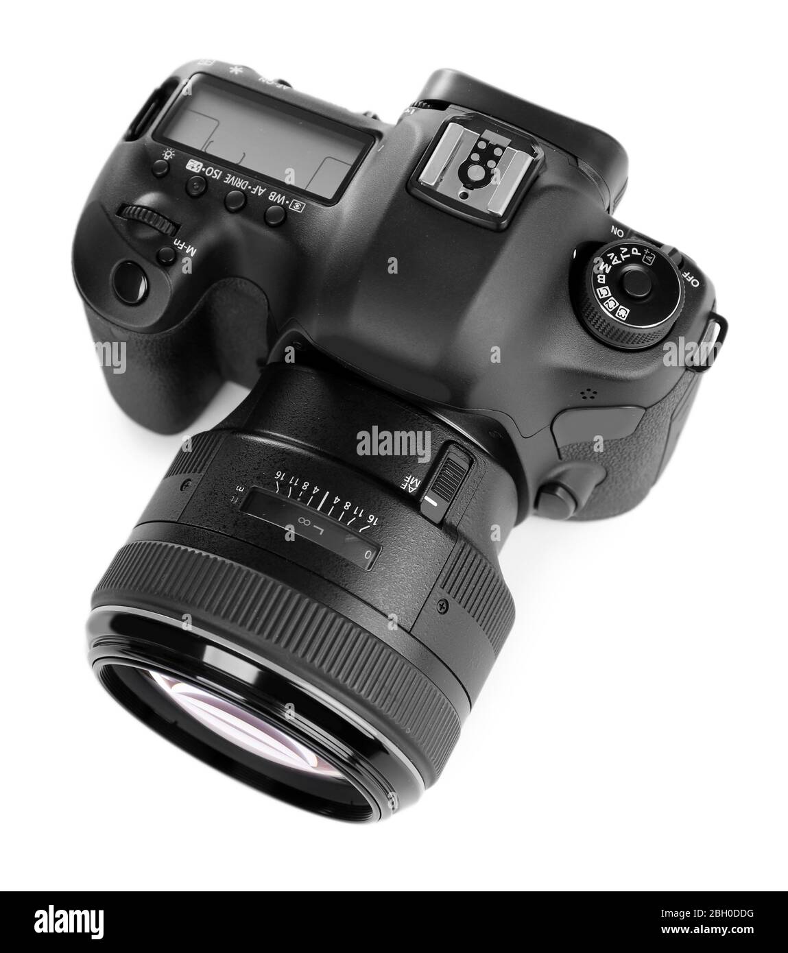 digital photo camera isolated on white Stock Photo - Alamy