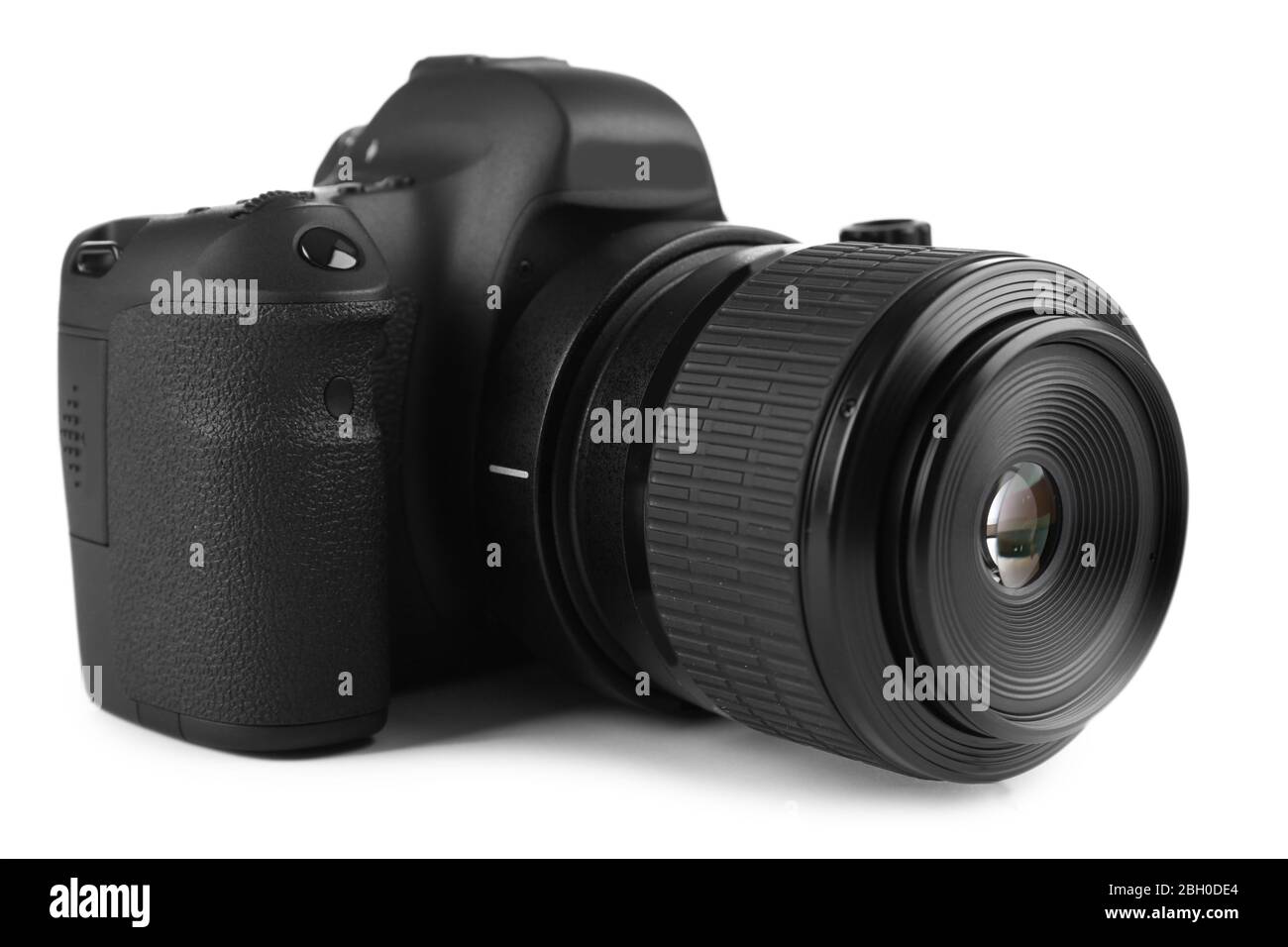 digital photo camera isolated on white Stock Photo - Alamy