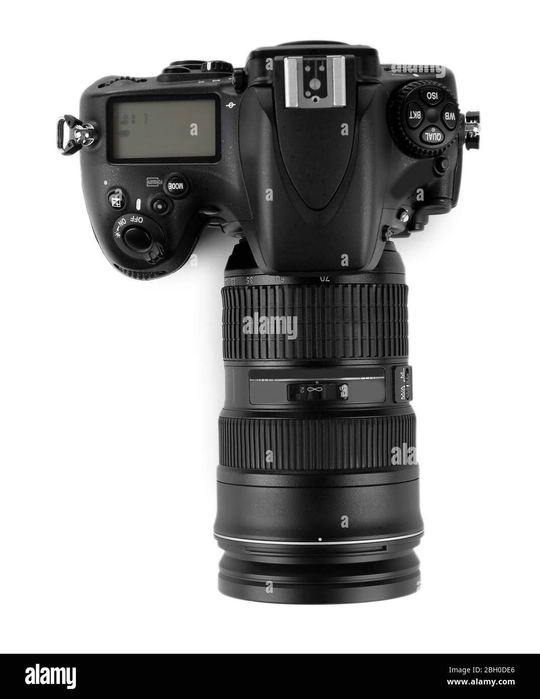 digital photo camera isolated on white Stock Photo - Alamy