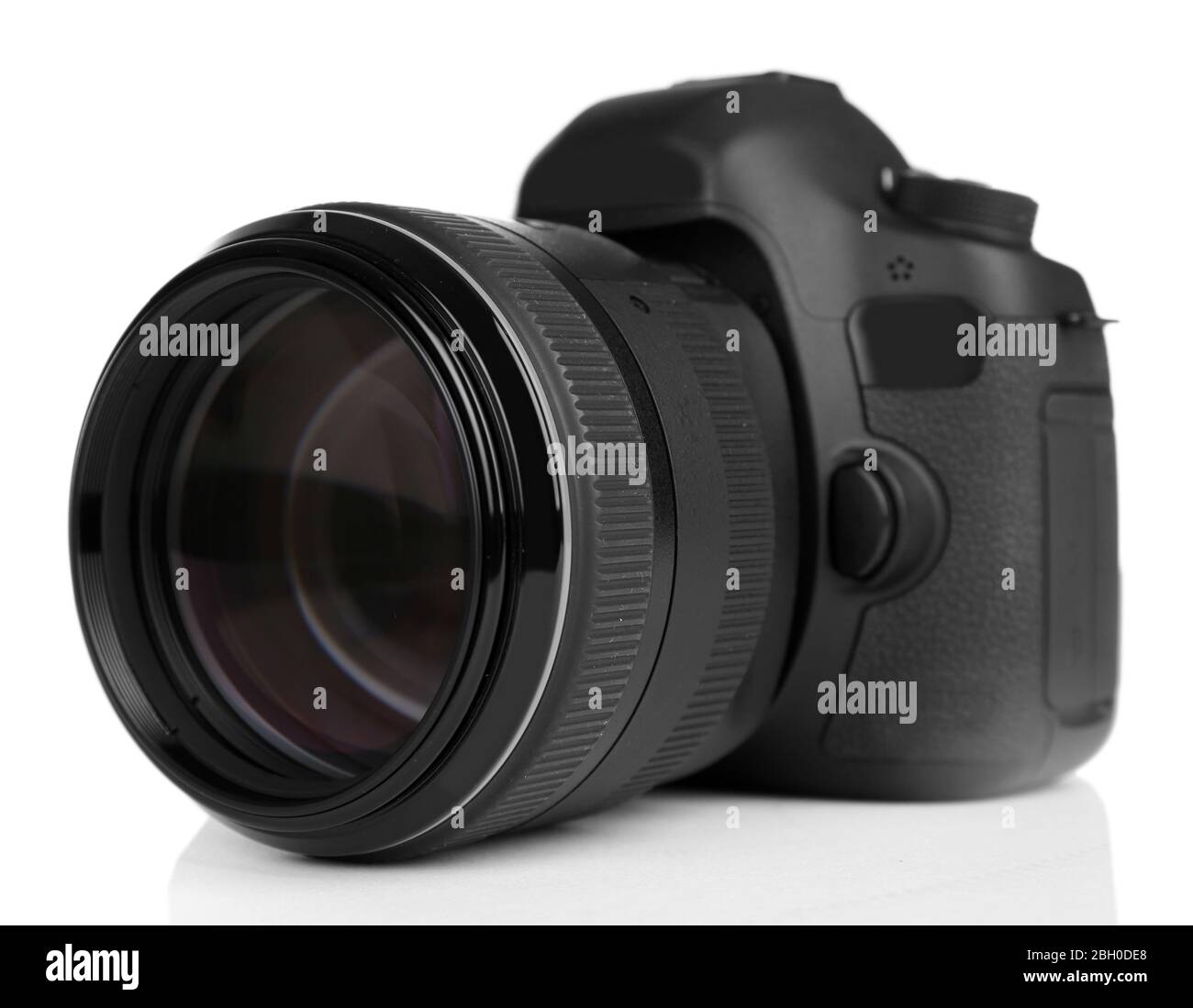 digital photo camera isolated on white Stock Photo - Alamy