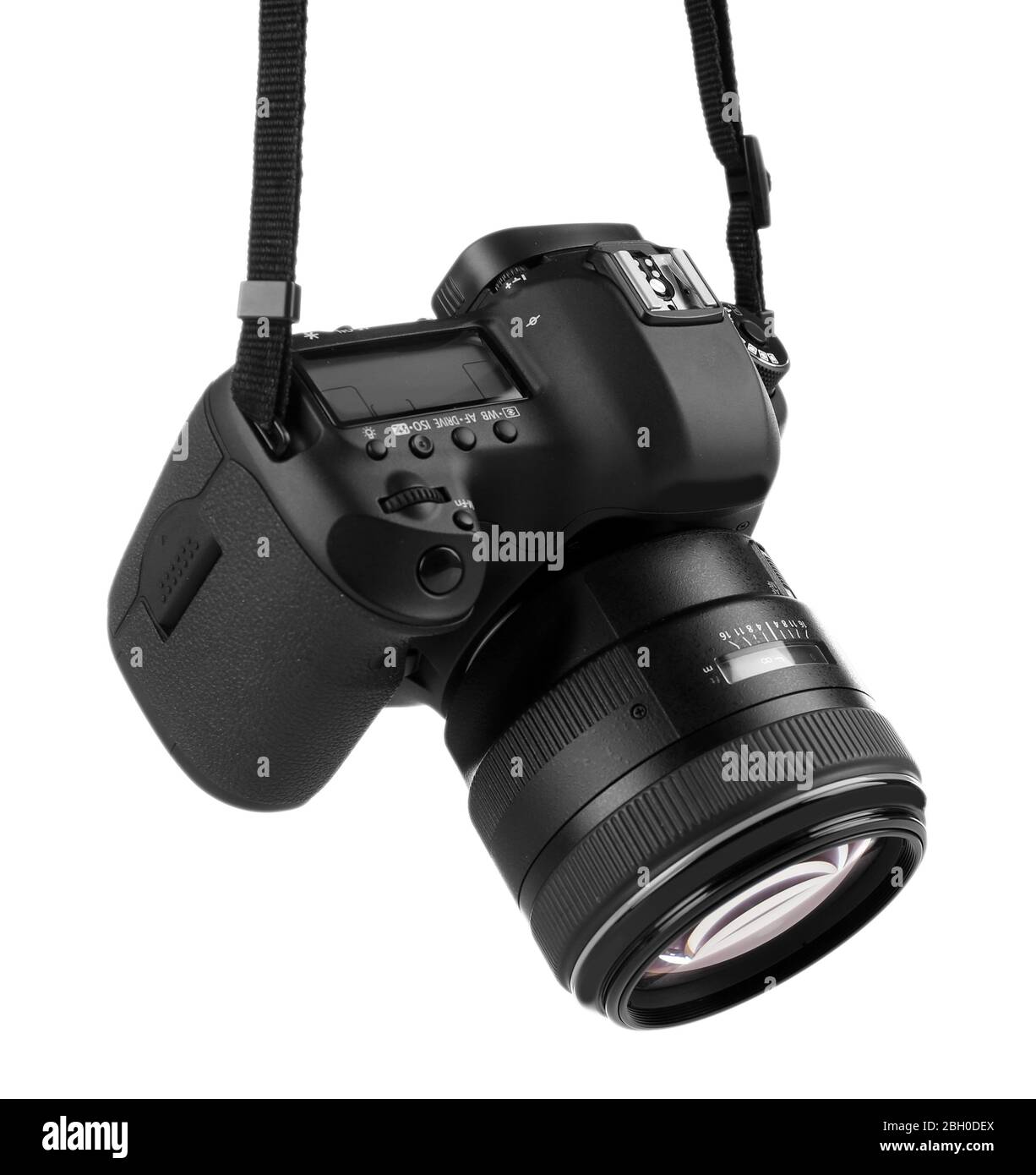 digital photo camera isolated on white Stock Photo - Alamy