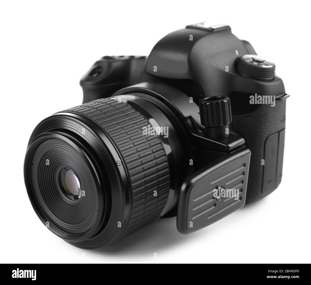 digital photo camera isolated on white Stock Photo - Alamy