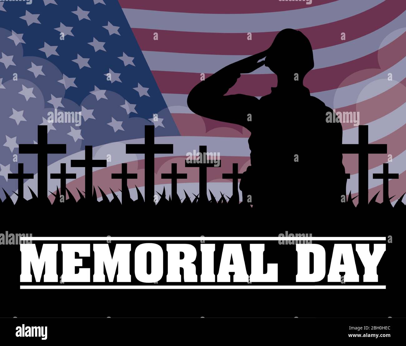 Memorial Day Soldiers Flag