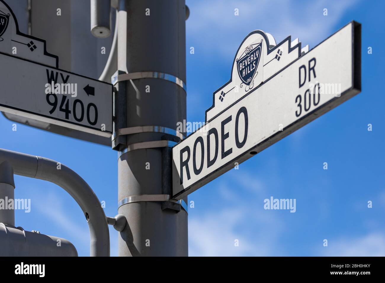 Rodeo Drive Sign High Resolution Stock Photography and Images - Alamy