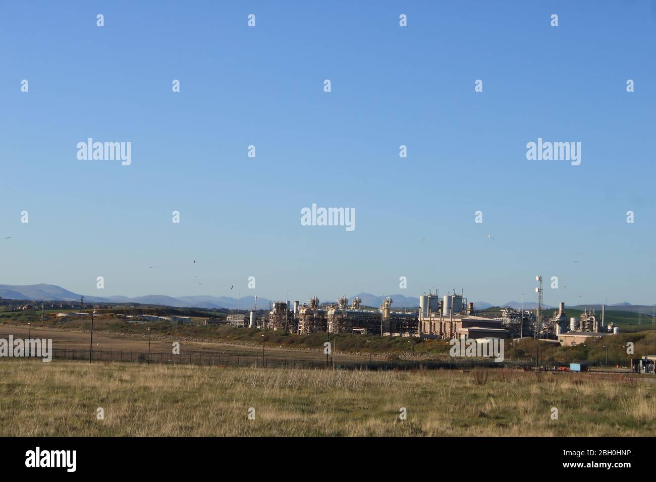 UK Barrow-In-Furness, industry, gas terminal, energy, power plant, gas ...