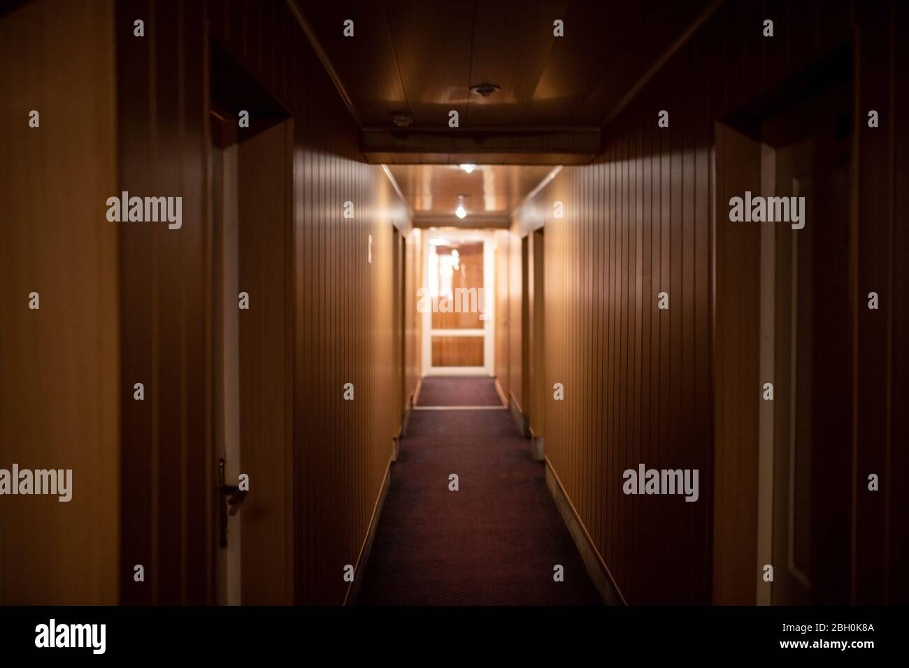 Hotel hallway corridor carpet hi-res stock photography and images - Alamy