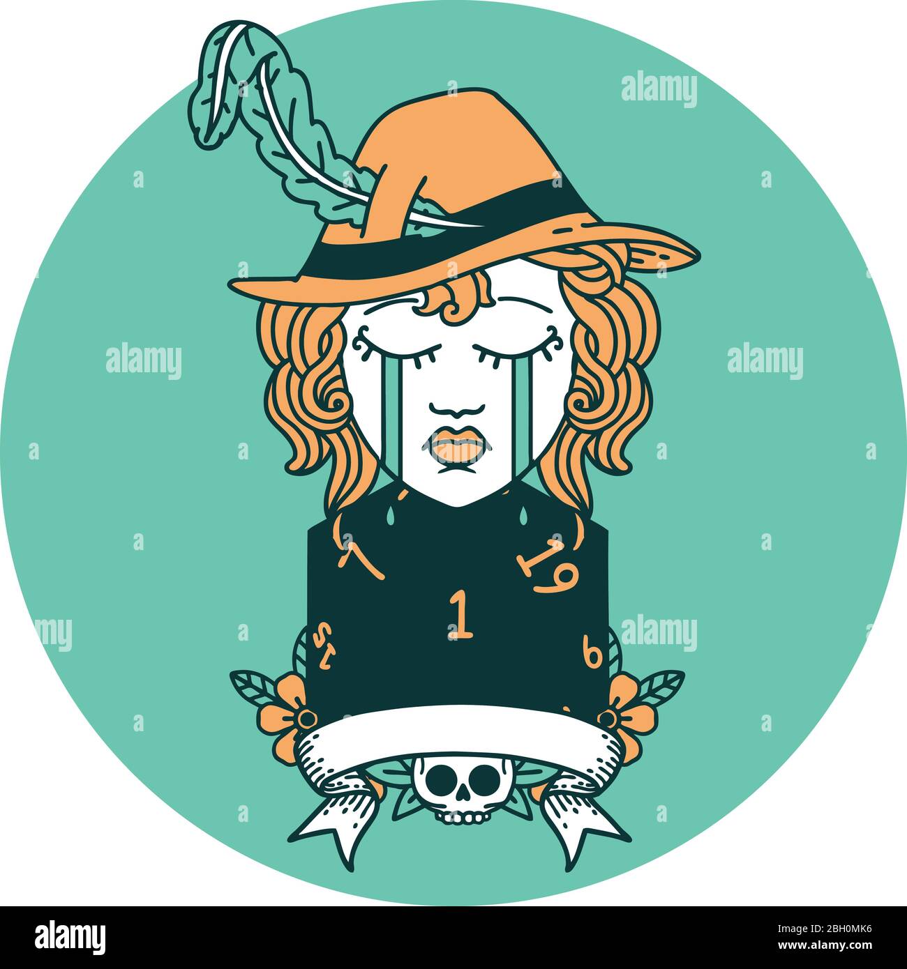 icon of human bard character face Stock Vector Image & Art - Alamy