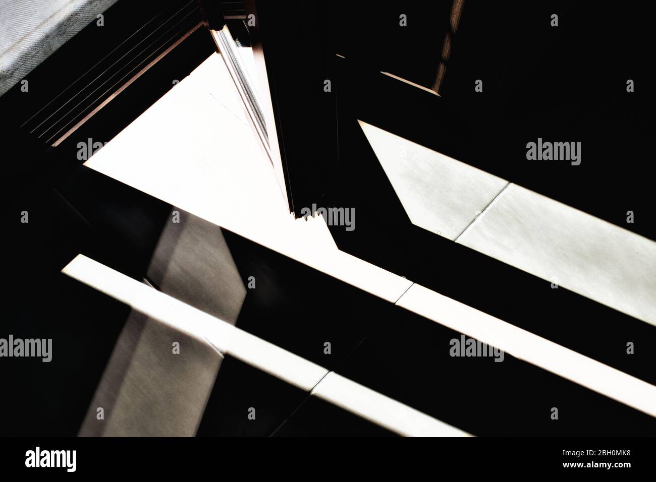 Abstract dramatic composition of shadows on the floor Stock Photo - Alamy