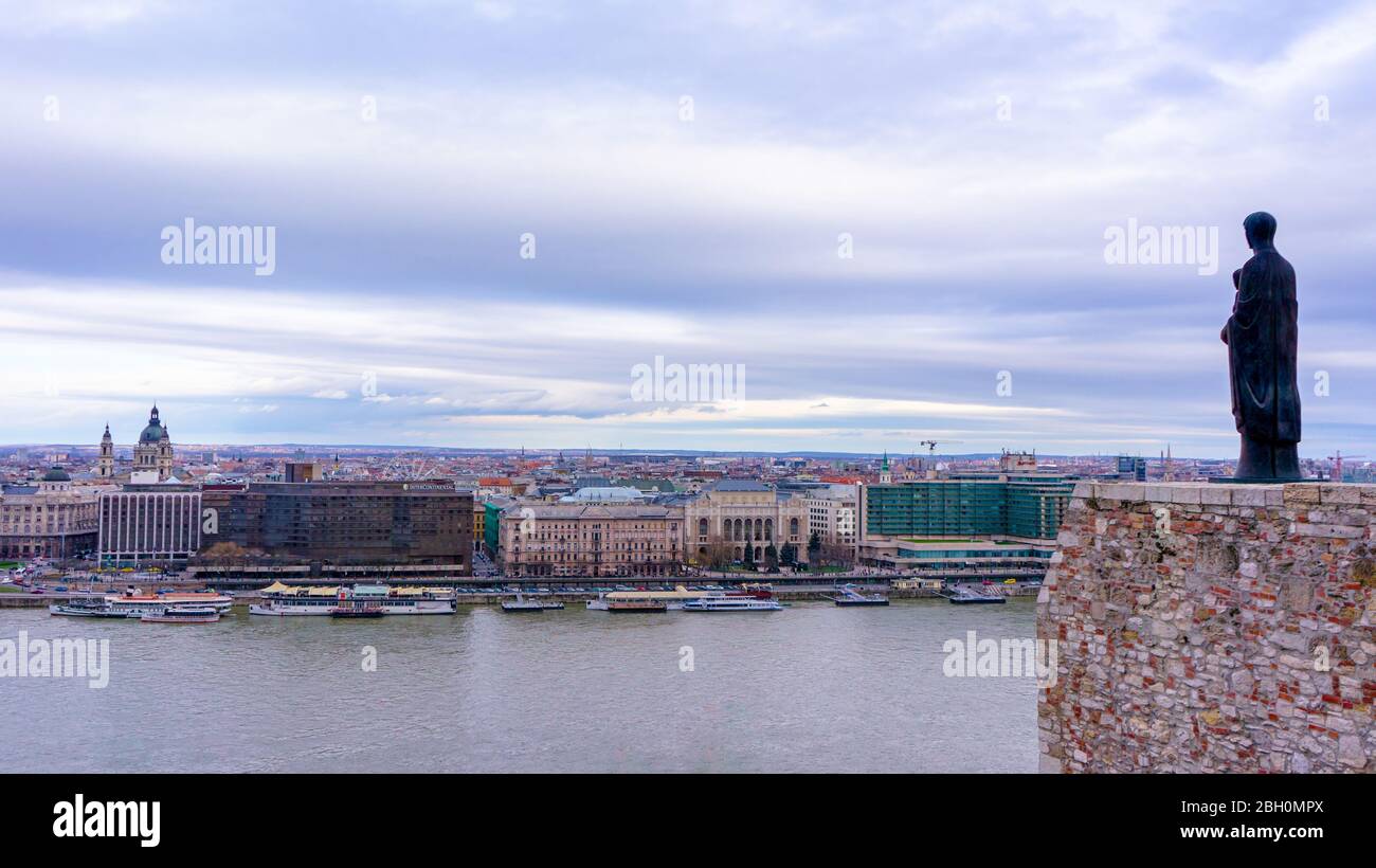 View in profile on Statue of Our Lady (the Virgin Mary and baby Jesus ...