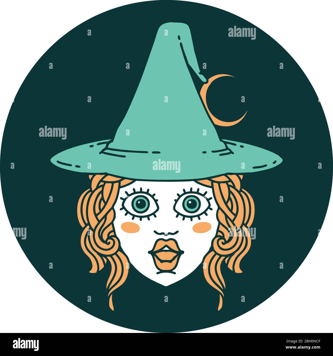 icon of human mage character Stock Vector Image & Art - Alamy