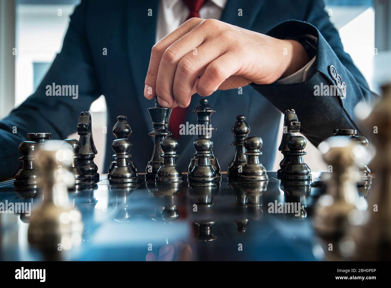 chess board game concept for ideas and competition and strategy ...