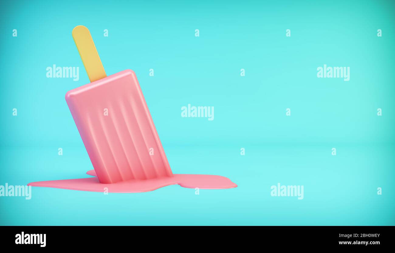 Ice cream 3d hi-res stock photography and images - Alamy