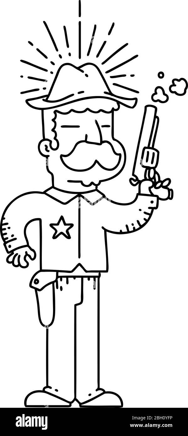 Western Blackline Clipart