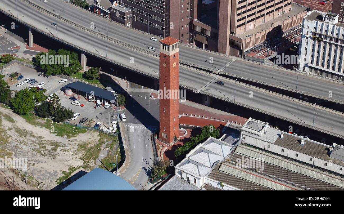 Aerial photo of Port Elizabeth Harbour and Campanile Stock Photo - Alamy