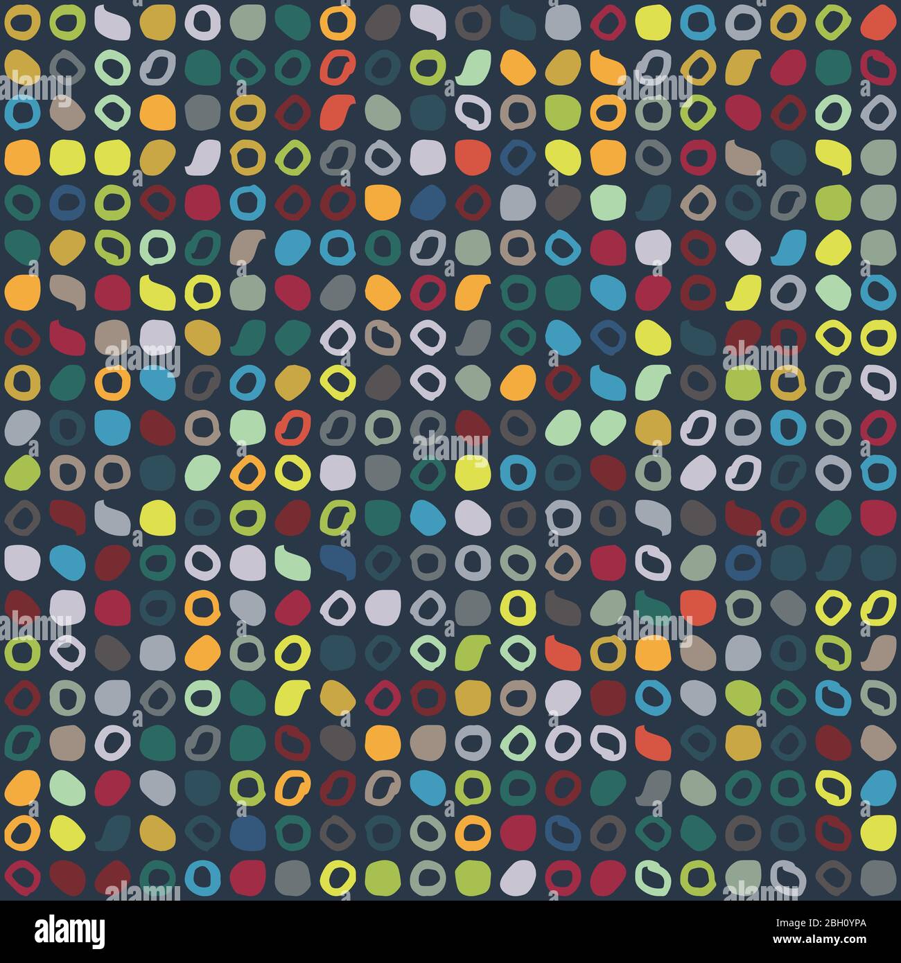 Seamless trendy doodle geo tile swatch pattern Stock Vector Image & Art ...