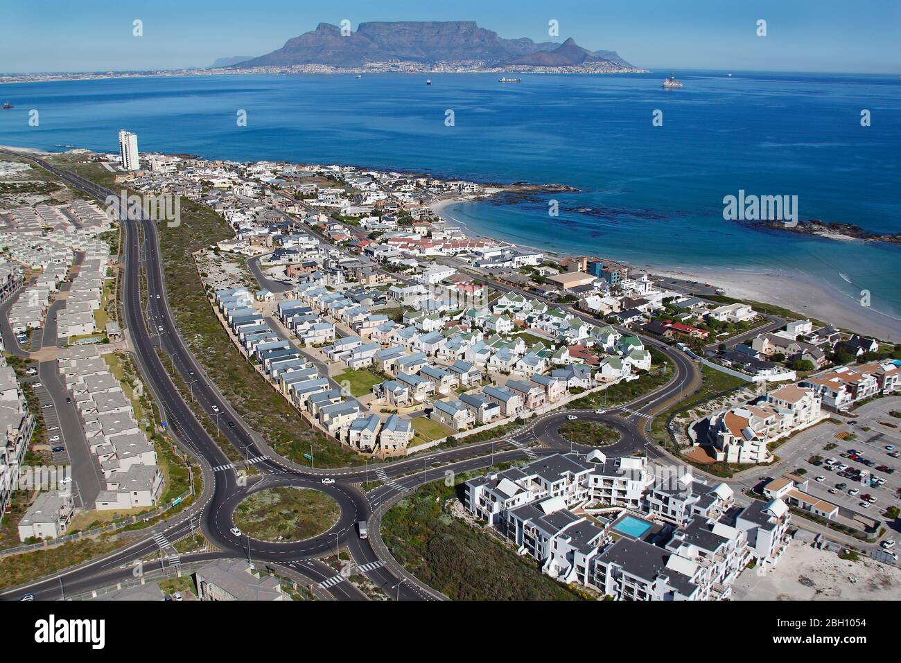 Aerial photo of Blouberg beachfront Stock Photo - Alamy