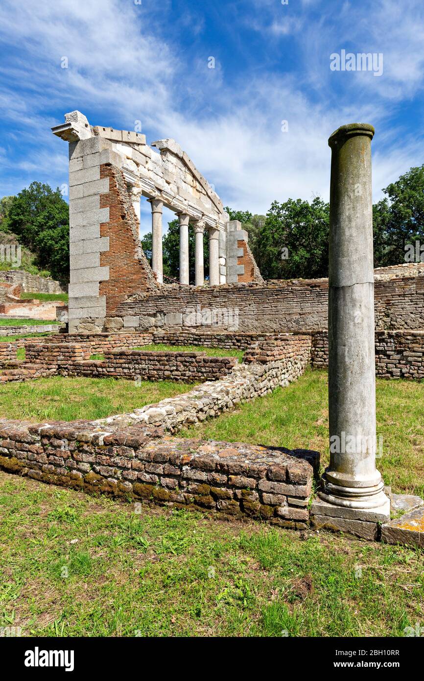 Historical remains of the ancient Greek city of Apollonia in Albania ...
