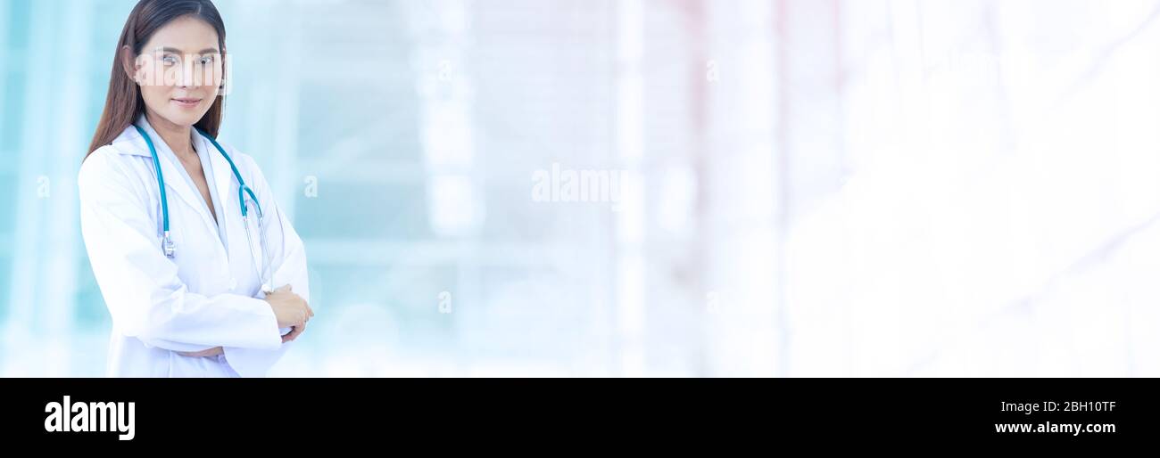 Abstract blurred white doctor medical office room background concept ...