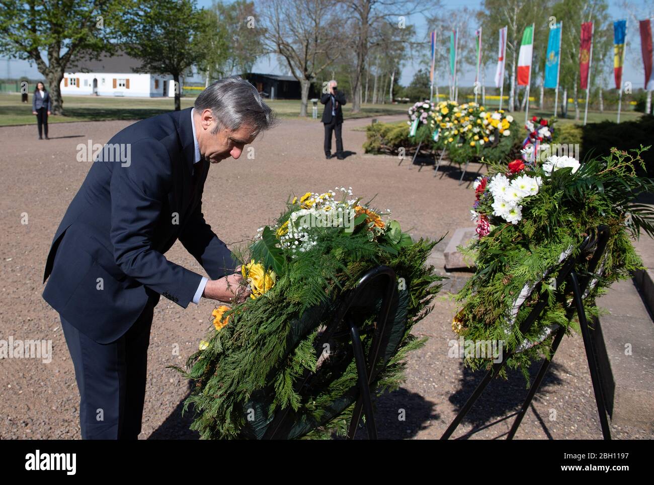 Zeithain, Germany. 23rd Apr, 2020. Frank Richter (SPD), member of the ...