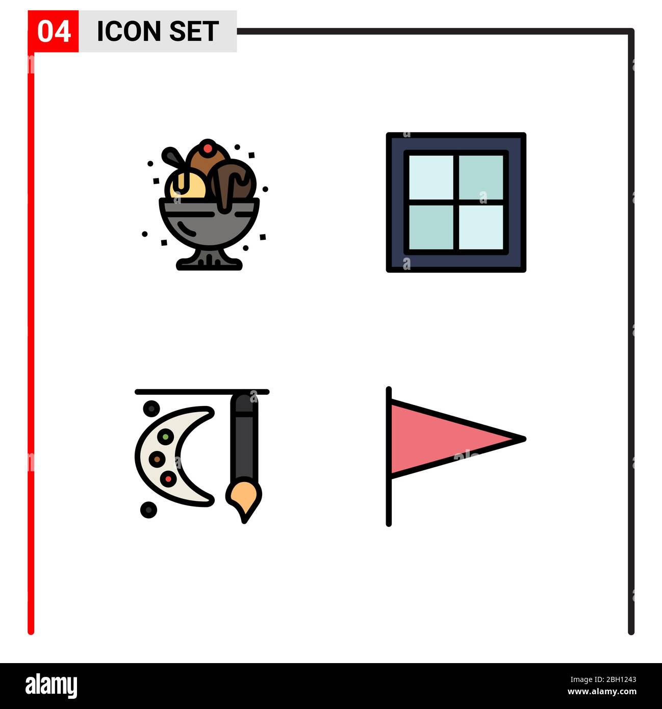 Room 4 dessert Stock Vector Images - Alamy