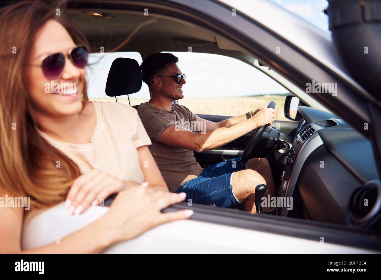 Crazy man driving car hi-res stock photography and images - Alamy