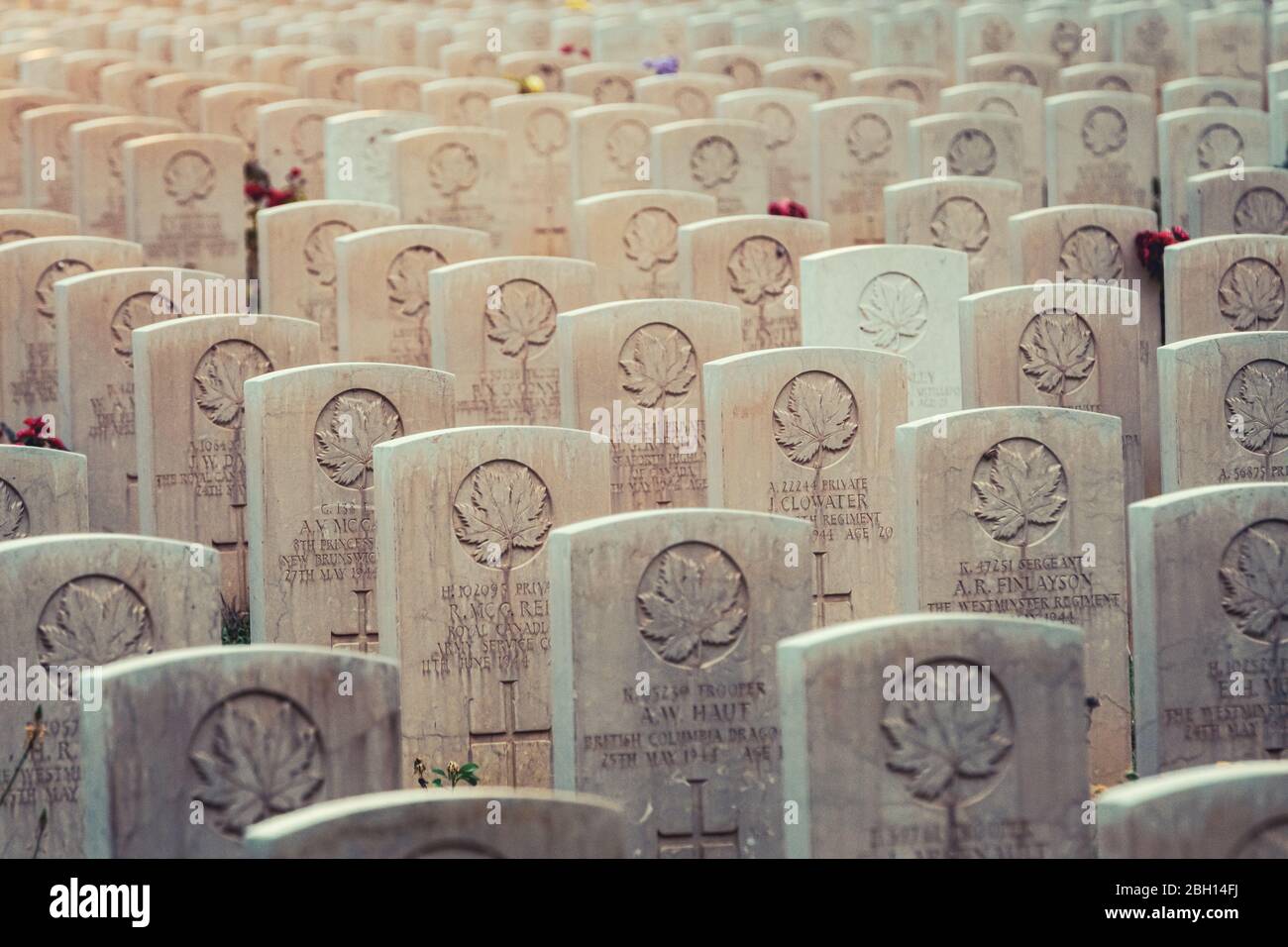 Cassino cemetery hi-res stock photography and images - Alamy