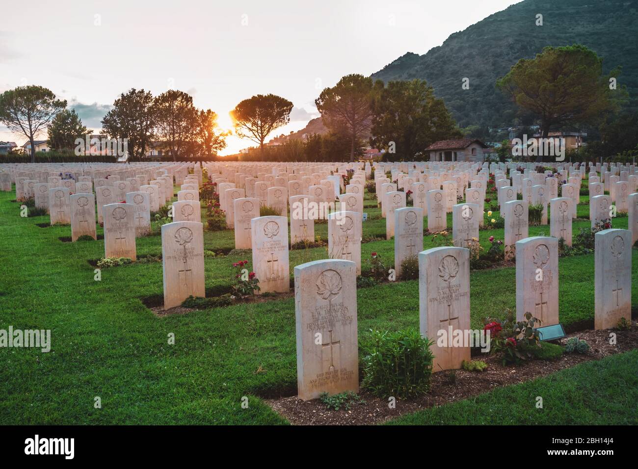 Cassino cemetery hi-res stock photography and images - Alamy