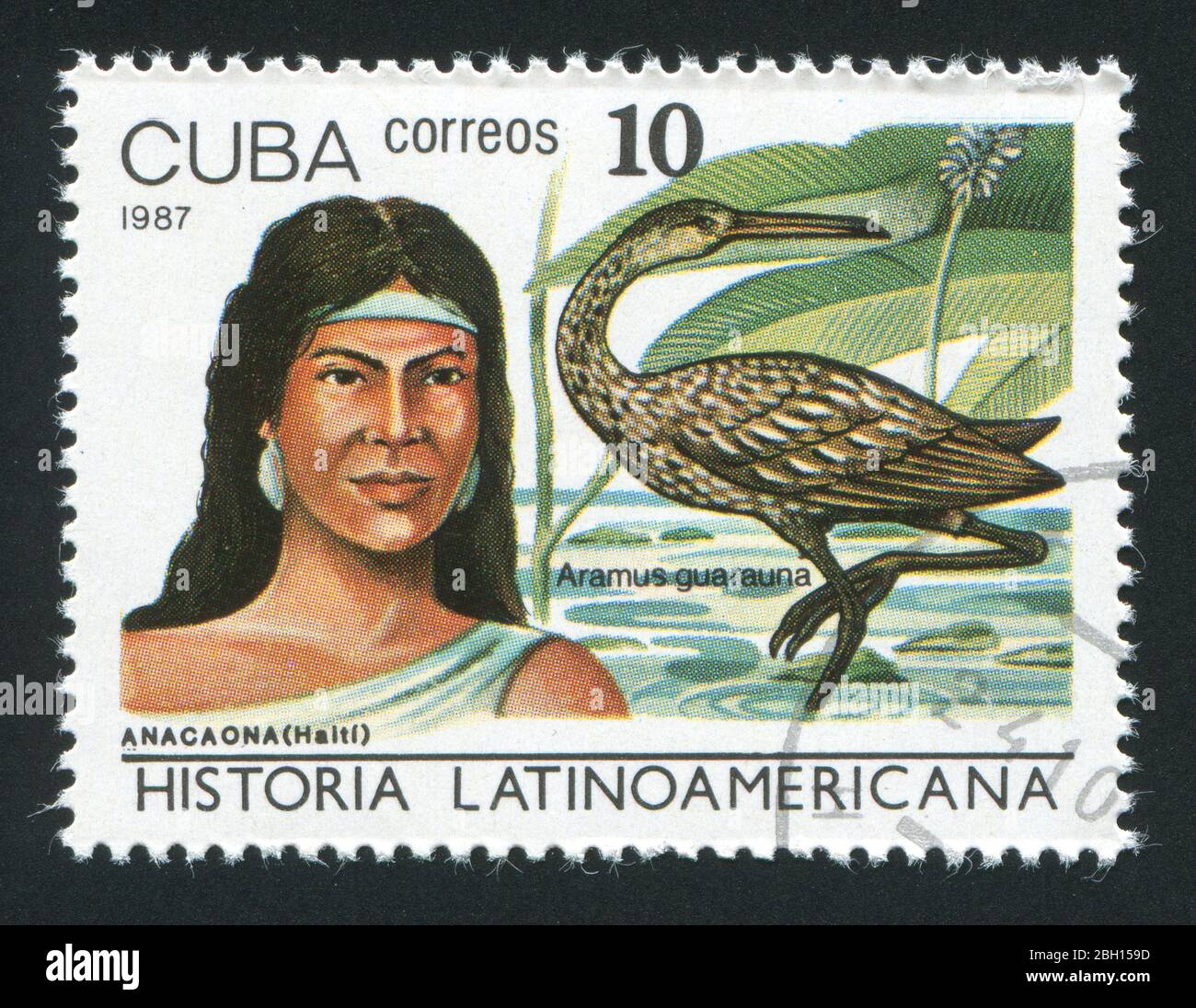 CUBA - CIRCA 1987: Latin American History, Indians and birds, circa ...