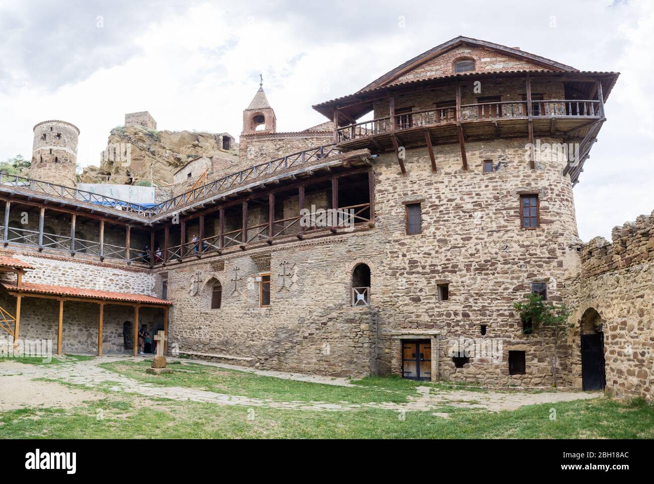 David Gareja, a rock-hewn Georgian Orthodox monastery complex located ...