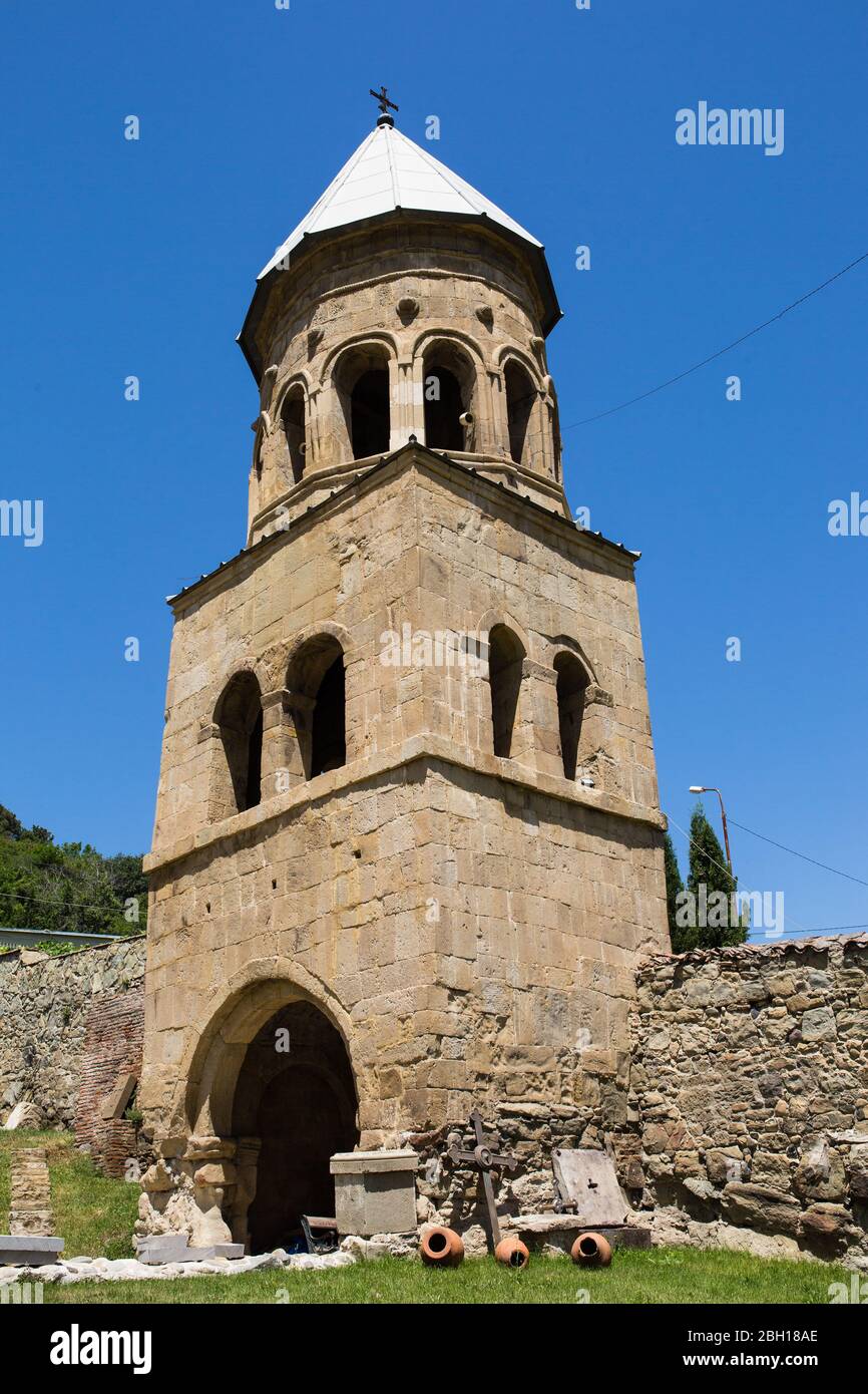 View to Transfiguration Church. Samtavro Monastery has Living Pillar ...