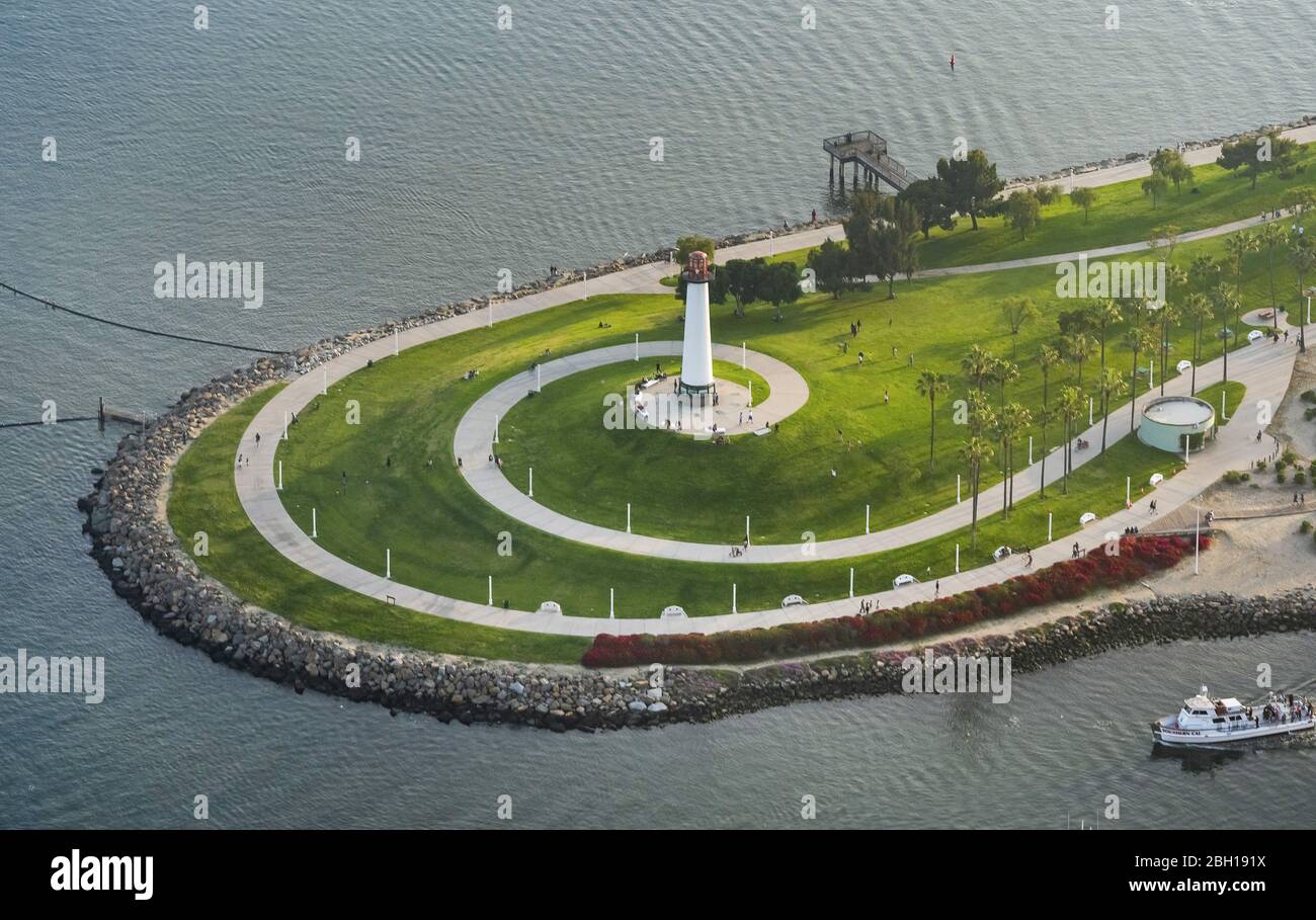 Long beach california aerial hi-res stock photography and images - Alamy