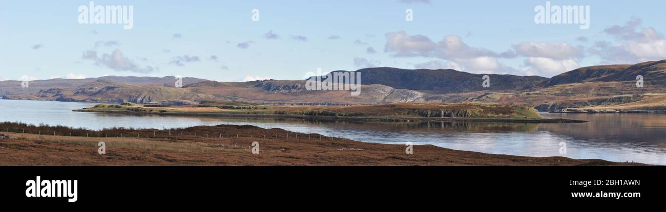 Loch Eriboll, Sutherland, Scotland 4:1 Panorama Stock Photo - Alamy