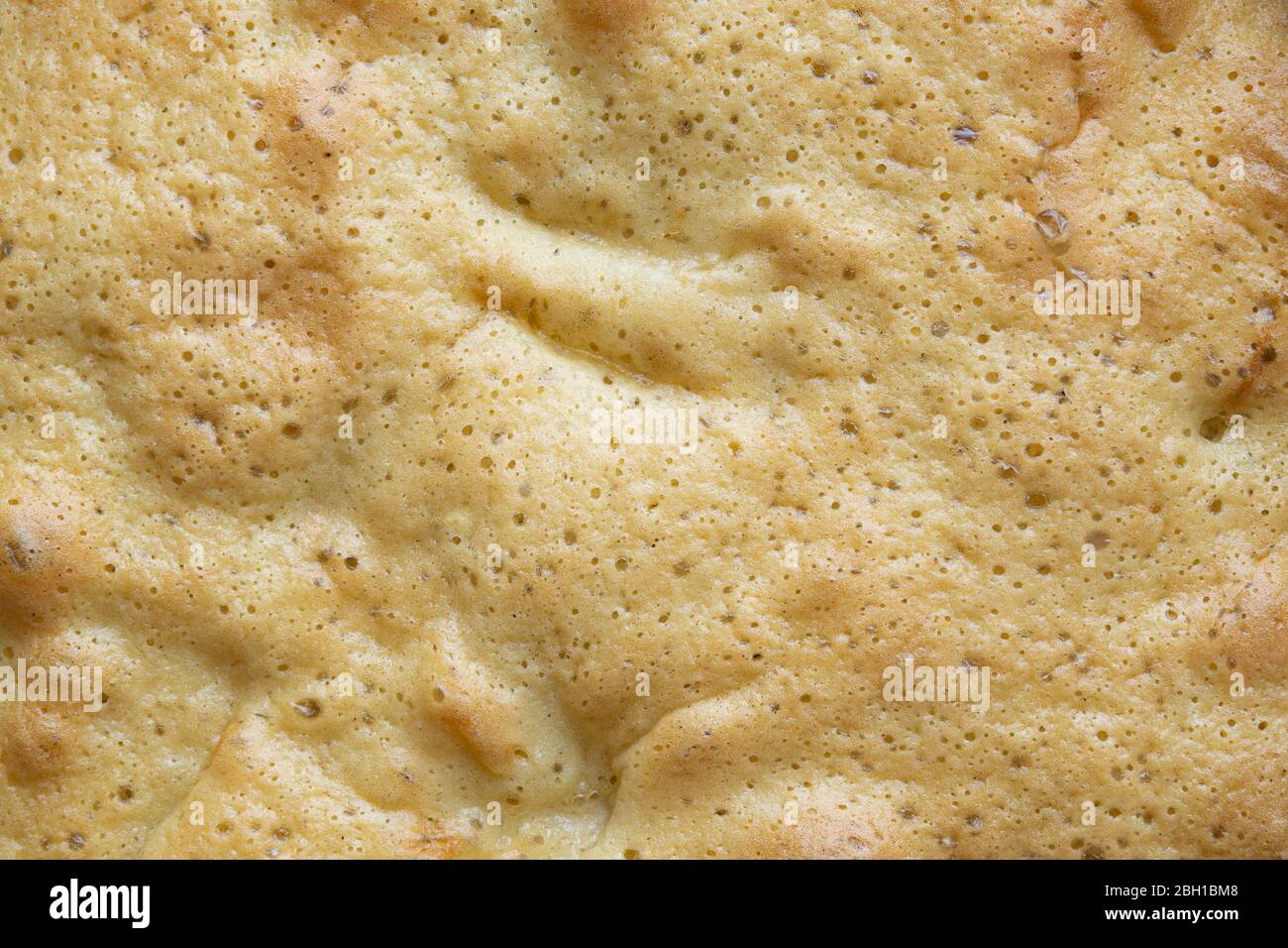 baked dough. the texture of the pie. abstract background with the ...