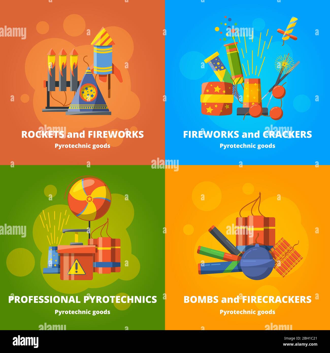 Pyrotechnic vector vectors hi-res stock photography and images - Alamy