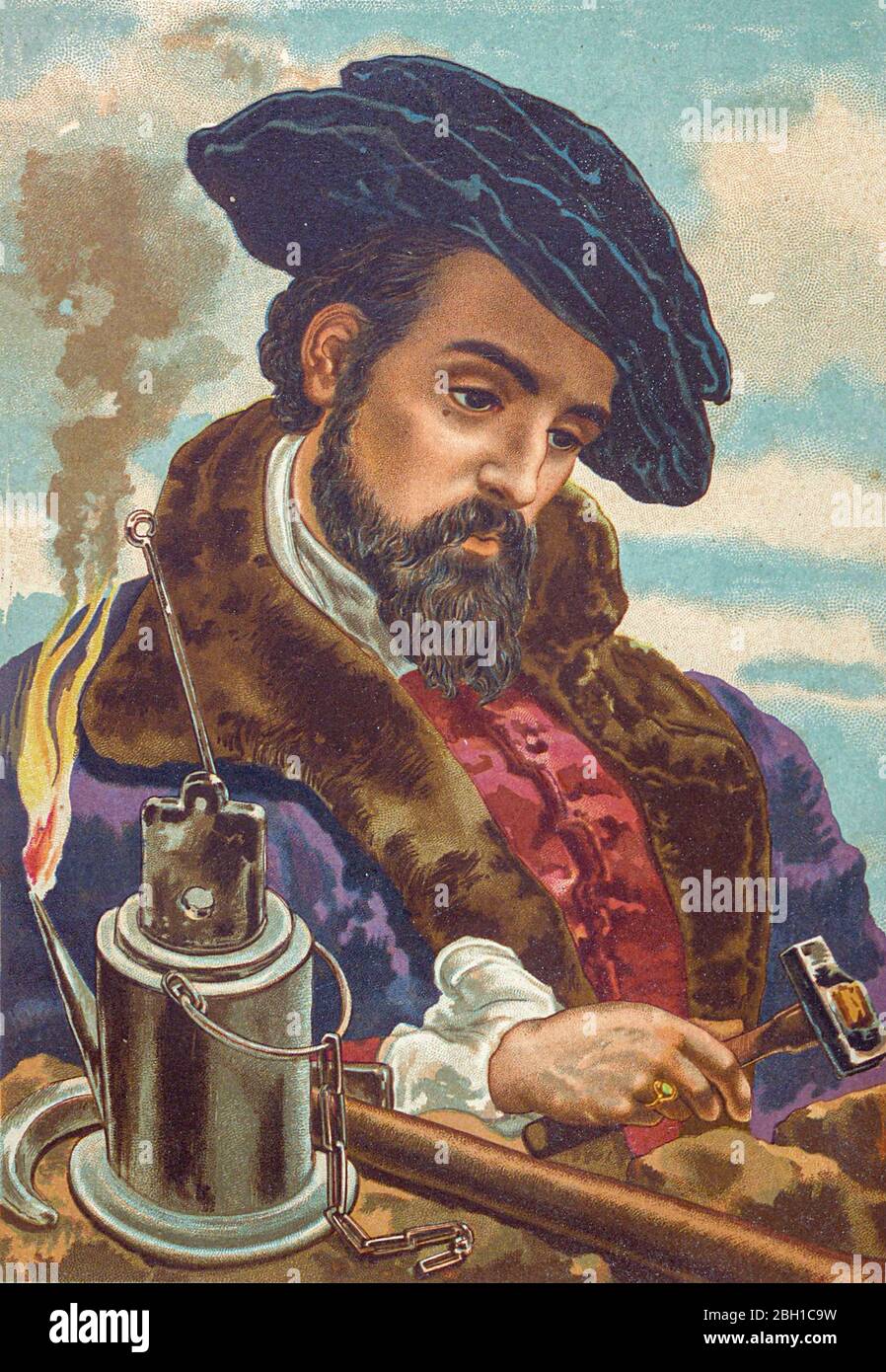 Georgius Agricola (born Georg Pawer or Georg Bauer; 24 March 1494 – 21 ...