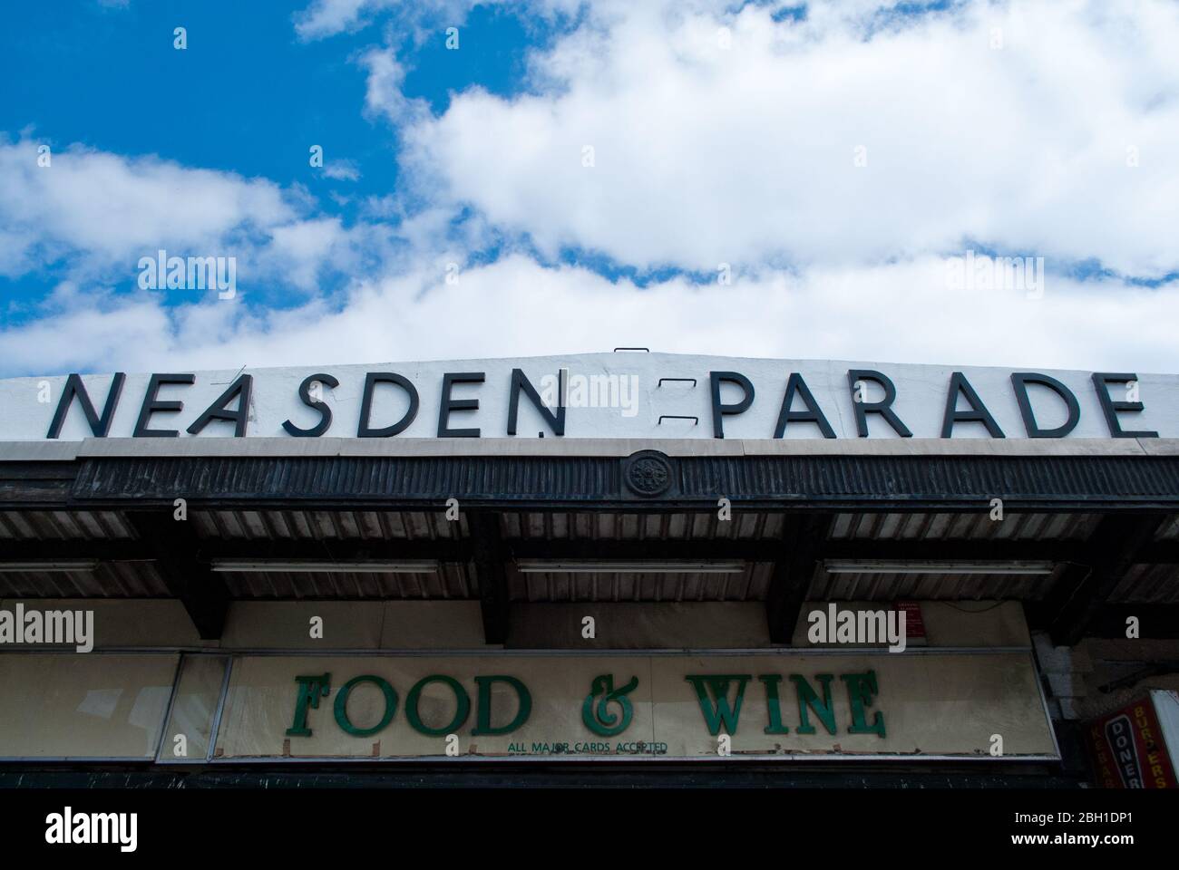 1930s Architecture Shopping Centre Shops Neasden Parade NW10 Stock ...