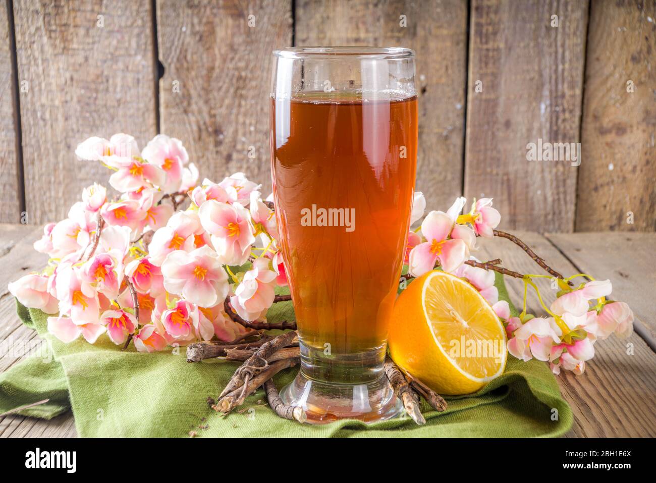 Indian Nannari sherbet drink, or refreshing summer lemonade cocktail ...