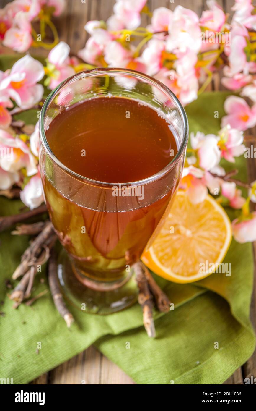 Indian Nannari sherbet drink, or refreshing summer lemonade cocktail ...