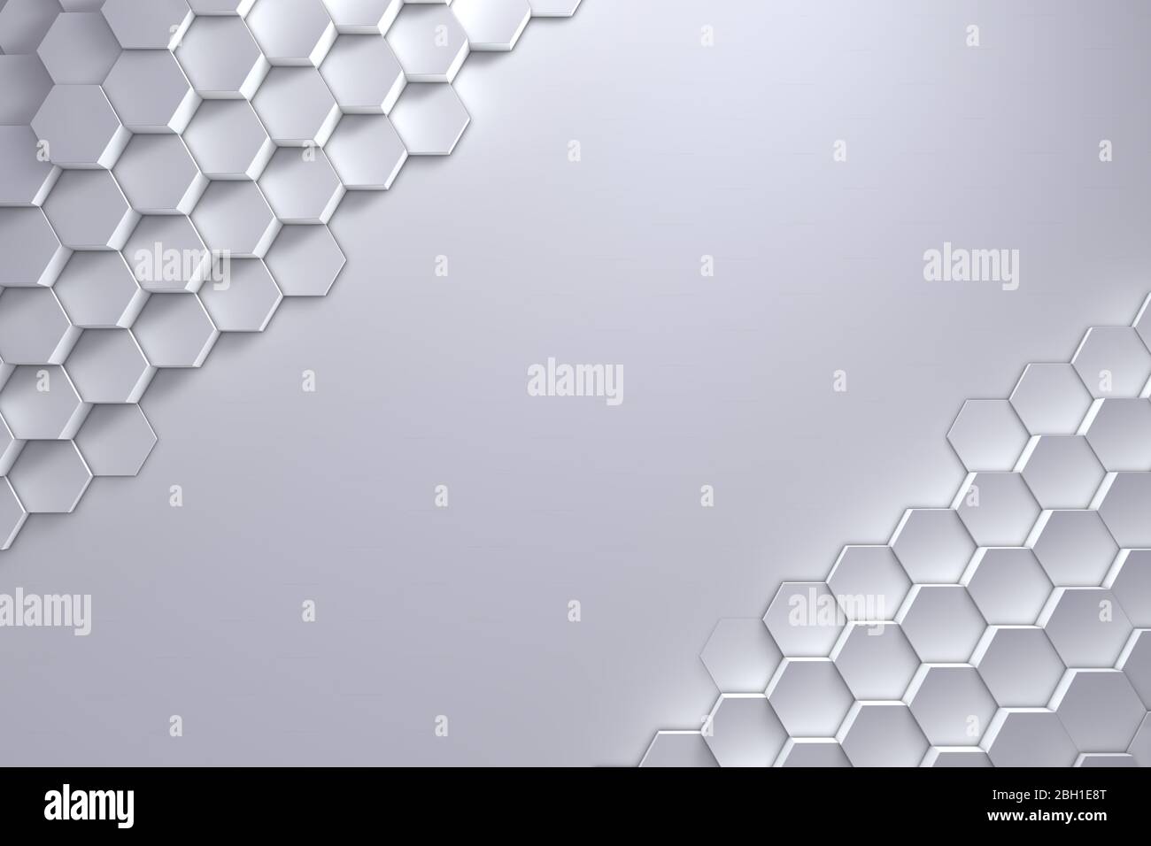Geometric hexagon pattern background. 3D rendering Stock Photo - Alamy
